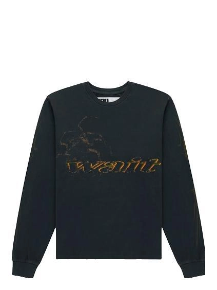 SP5DER Wait Long Sleeve Tee - Black