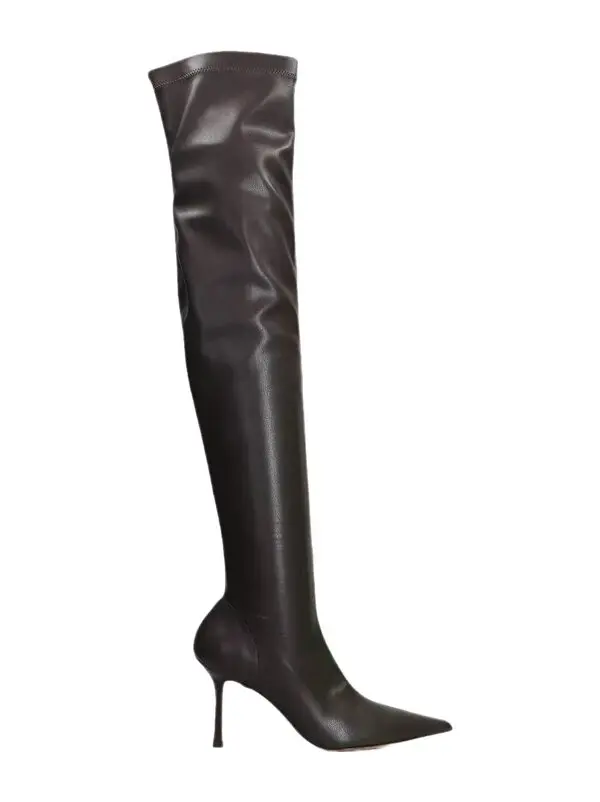 CASTAGNA Marlene Over-the-knee Stiletto Boots - Brown