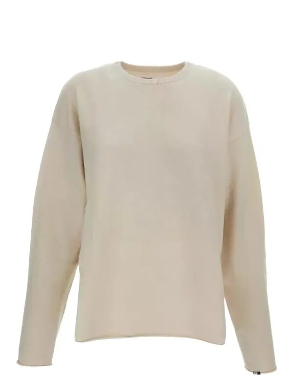 Extreme Cashmere Crew Neck Cashmere-blend Sweater - Neutrals
