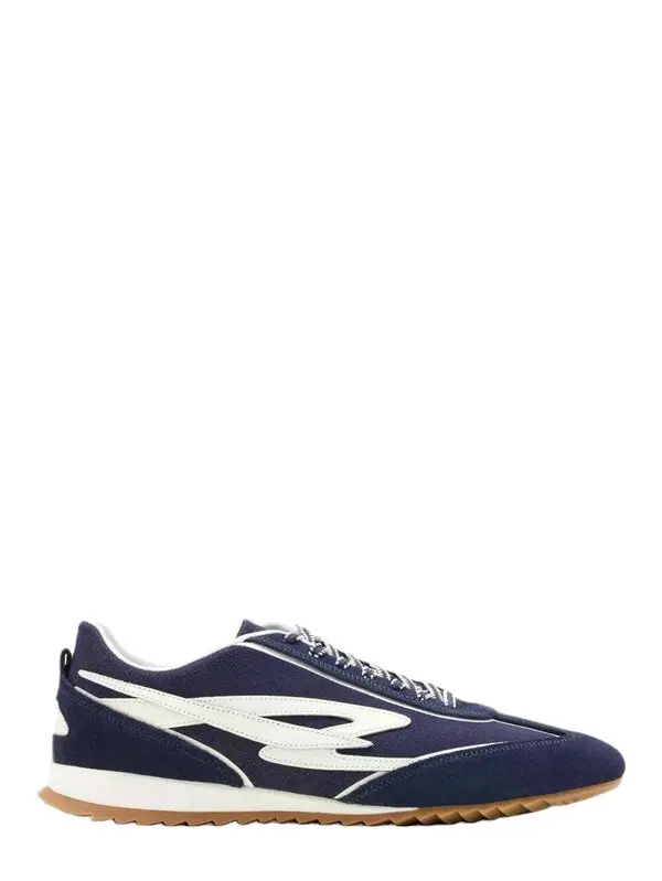 Apl Riviera Contrast-panel Lace-up Sneakers - Blue