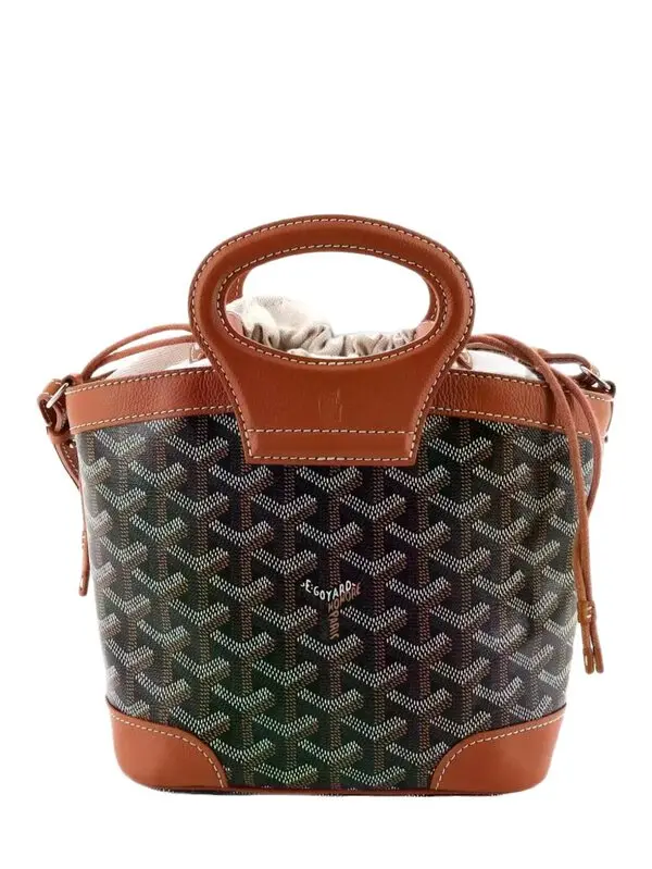Goyard Beluga Mini Tote Bag In Coated Canvas - Brown