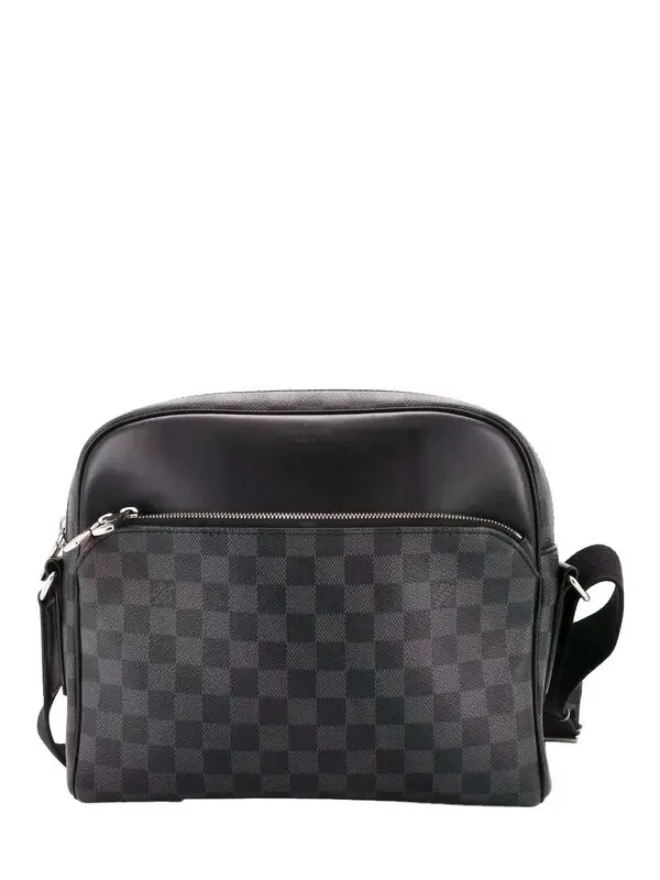 LOUIS VUITTON Damier Graphite Pm Reporter Bag - Black