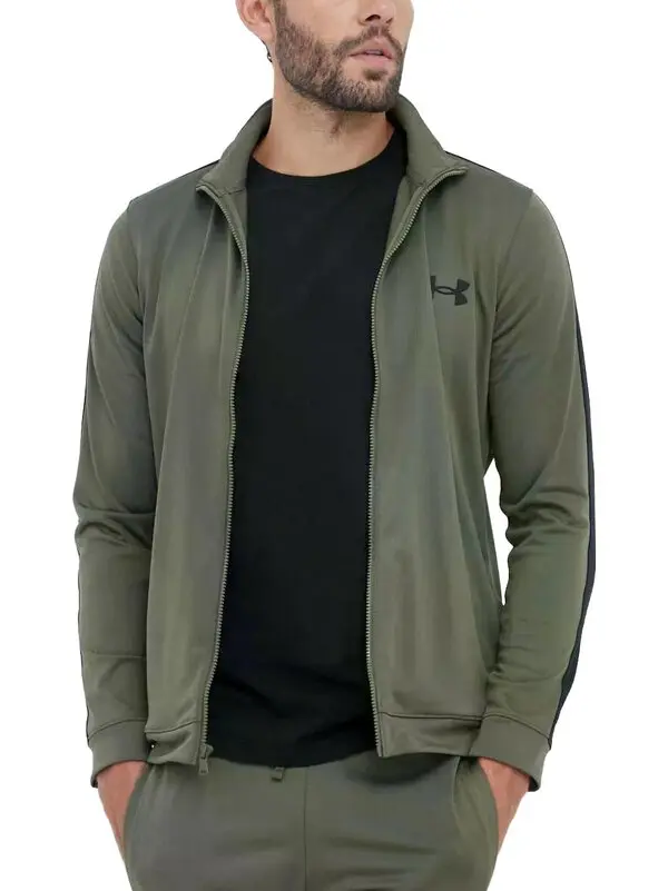 Under Armour Logo-print Zip-up Tracksuit - Green