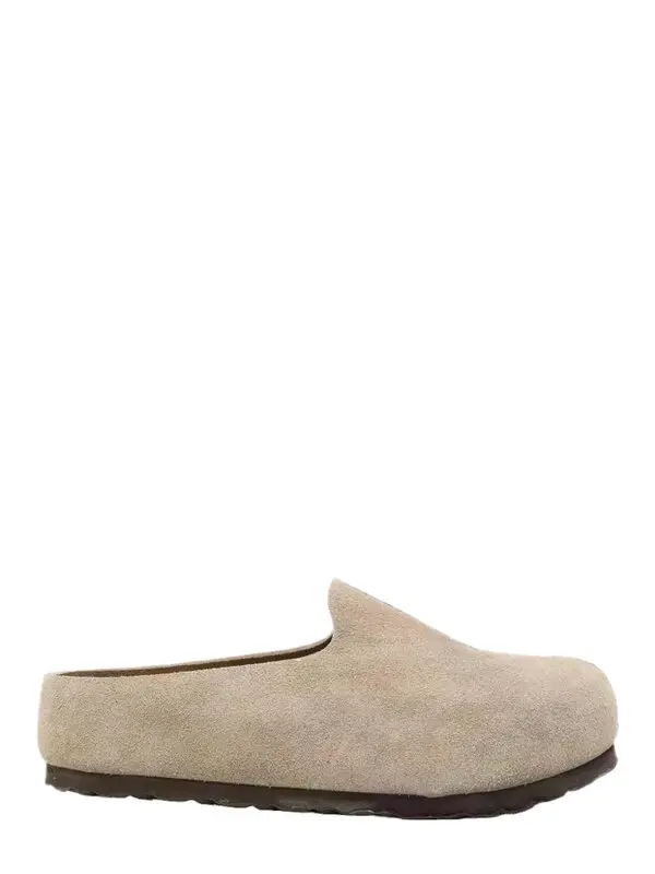 BIRKENSTOCK Amsterdam Suede Mules - Neutrals