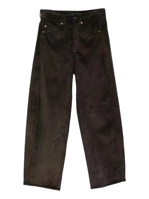 Soeur Gunther Corduroy Wide-leg Trousers - Brown