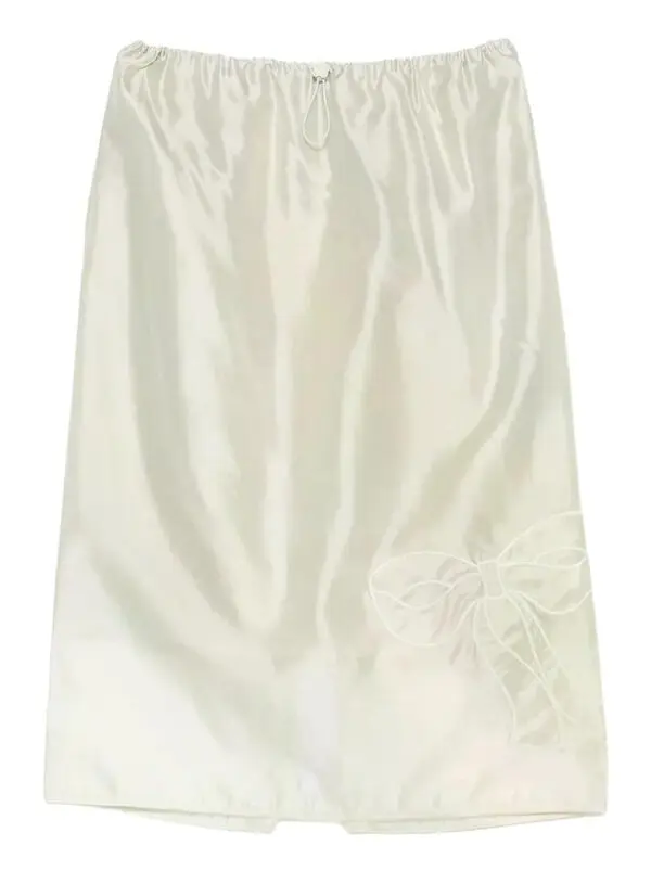 Cecilie Bahnsen Bria Organza Midi Skirt - Green