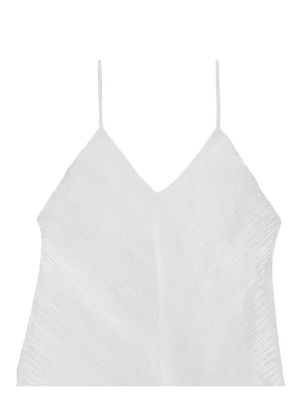 JW Anderson Pleated Handkerchief-hem Blouse - White