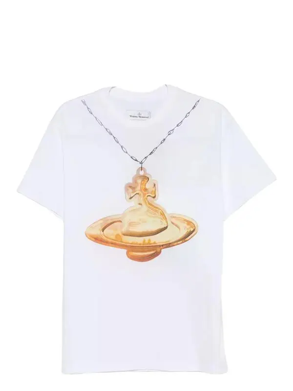 VIVIENNE WESTWOOD Orb Print T-shirt - Blue