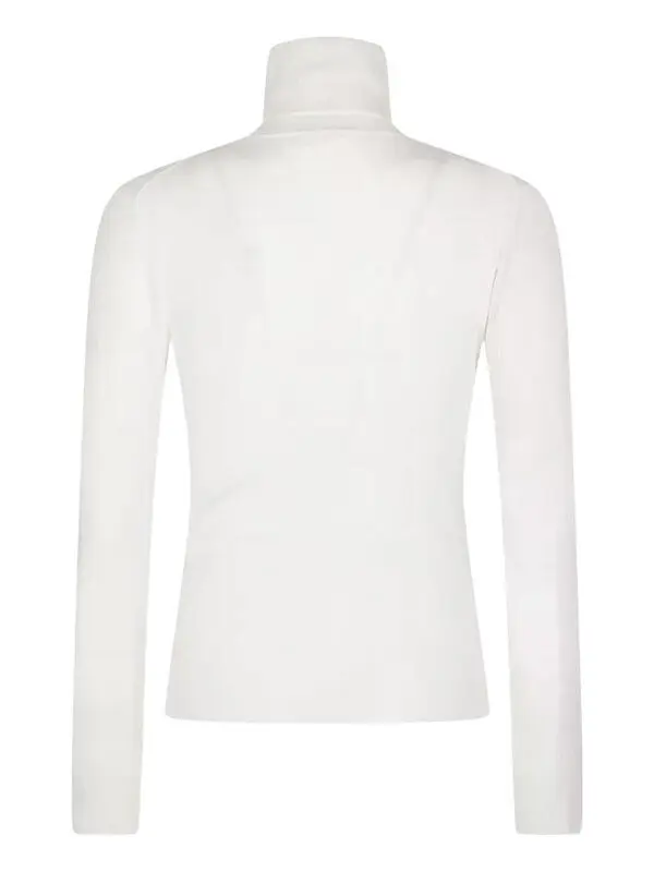 P.a.r.o.s.h Ribbed Knit Roll Neck Sweater - Neutrals