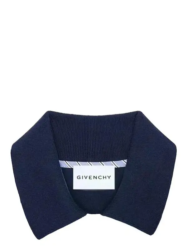 Givenchy Striped Shirt In Cotton With Paris Gros Grain - Blue