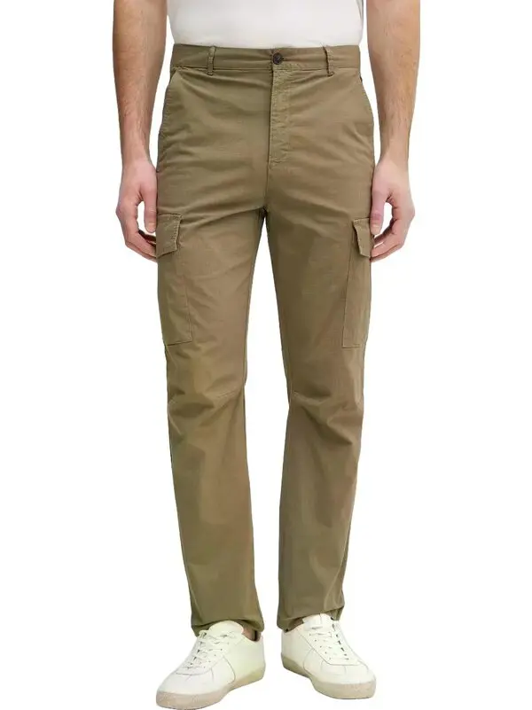 TRUSSARDI Button-fastening Cargo Trousers - Green