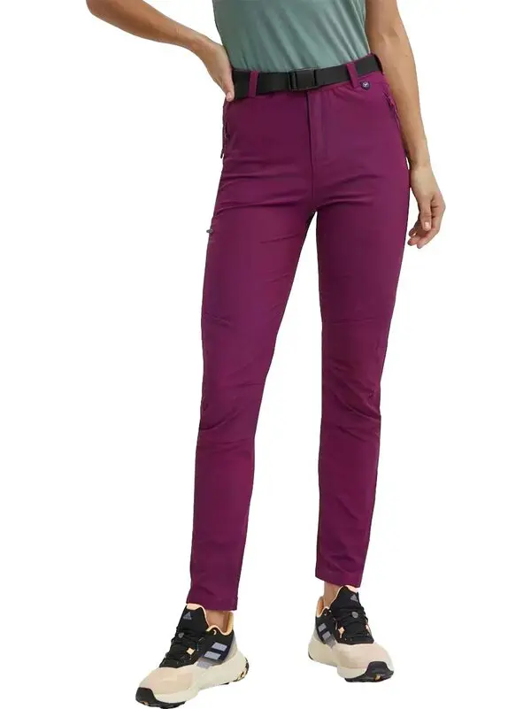 VIKING Expander Track Pants With Belted Waist And Zip-fastening Cuffs - Purple