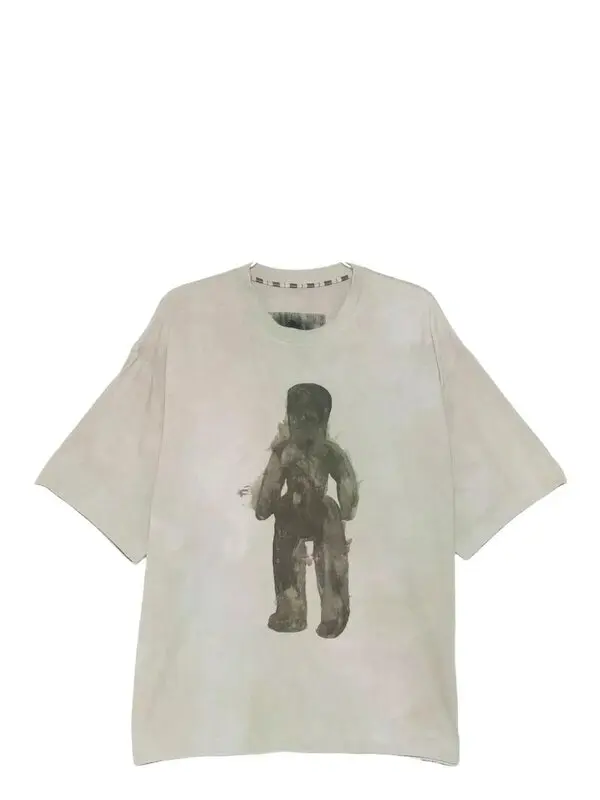 ZIGGY CHEN Digital-print T-shirt - Grey