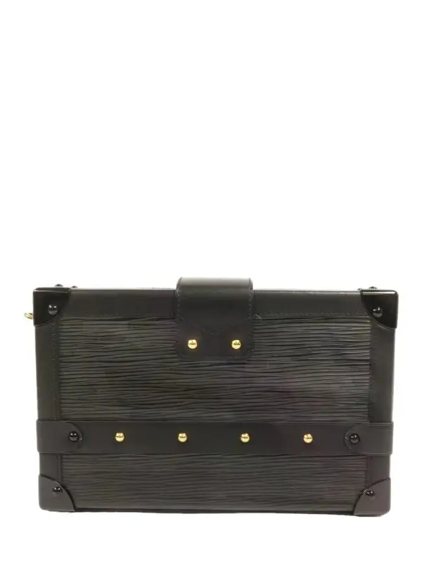 LOUIS VUITTON Petite Malle Shoulder Bag - Black