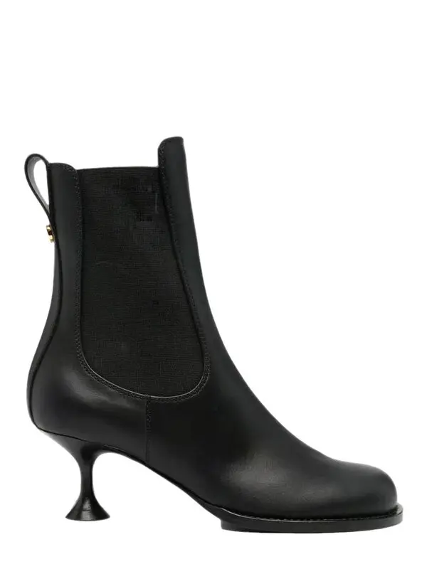 SERGIO ROSSI Heeled Ankle Boots - Black