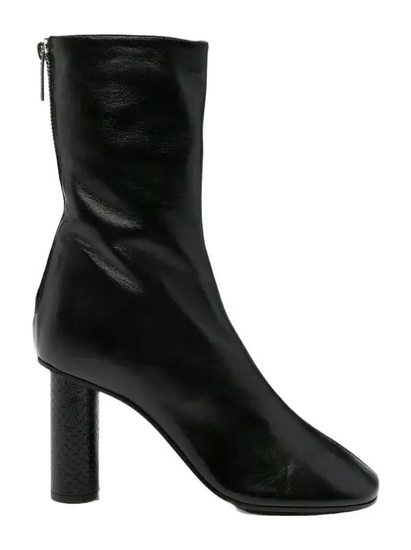 Paris Texas Zip-fastening Heeled Boots - Black