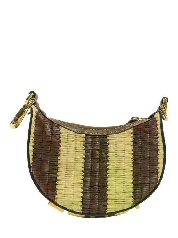 Fendi Raffia Nano Bag - Brown