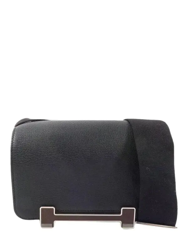 Hermès Geta Shoulder Bag - Black