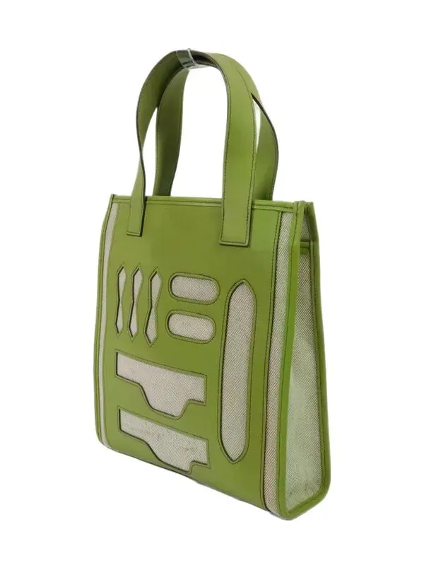 Hermès Petit H Skeleton Vertical Pm Tote Bag - Green