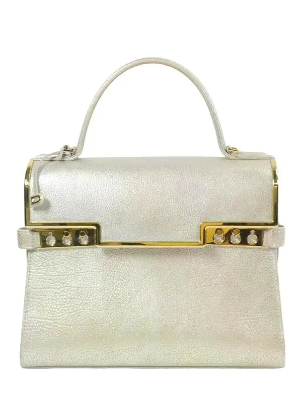 Delvaux Mm Tempête Tote Bag - Silver