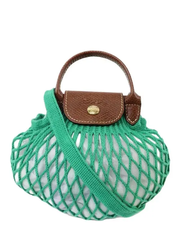 Longchamp Le Pliage Mesh Shoulder Bag - Green