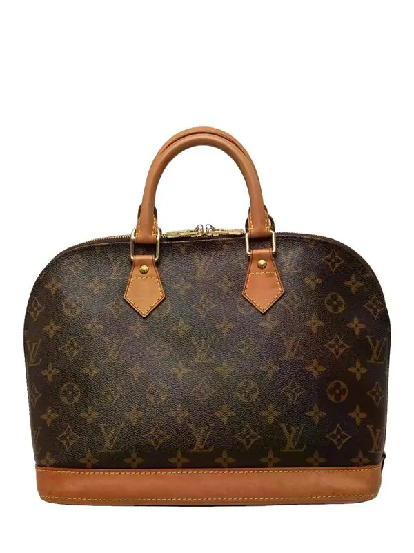 LOUIS VUITTON Monogram Alma Pm Handbag - Brown