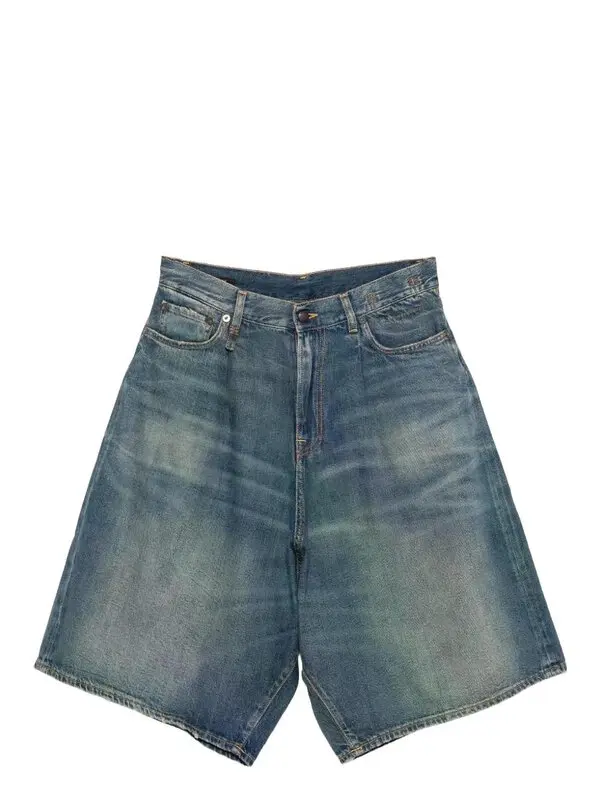R13 Jesse Denim Shorts - Blue