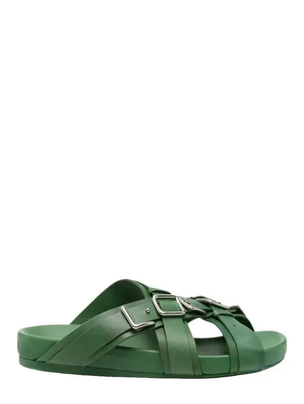 Loewe Fussbett Multi-strap Buckle-fastening Sandals - Green