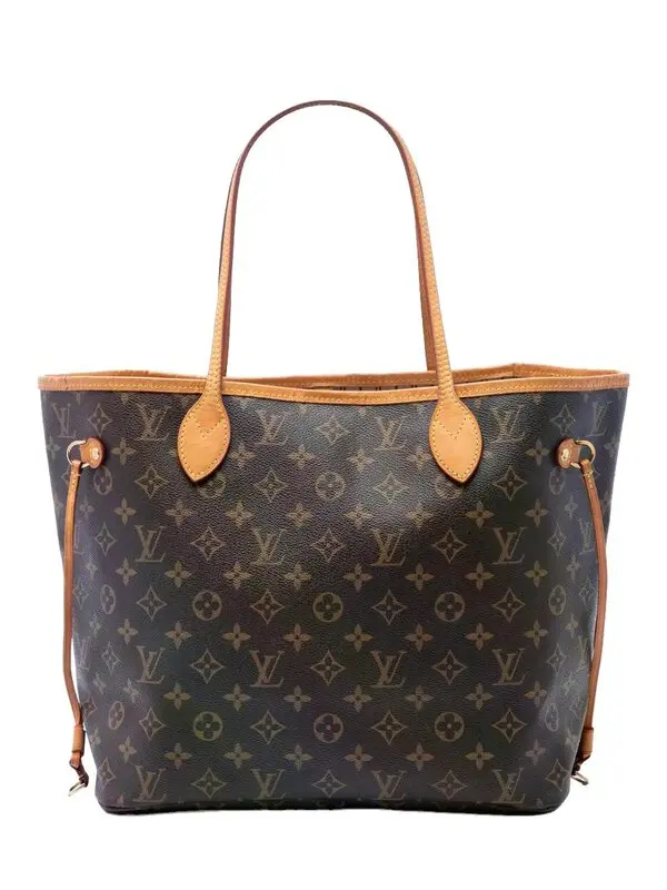 LOUIS VUITTON Monogram Neverfull Mm Tote Bag - Brown