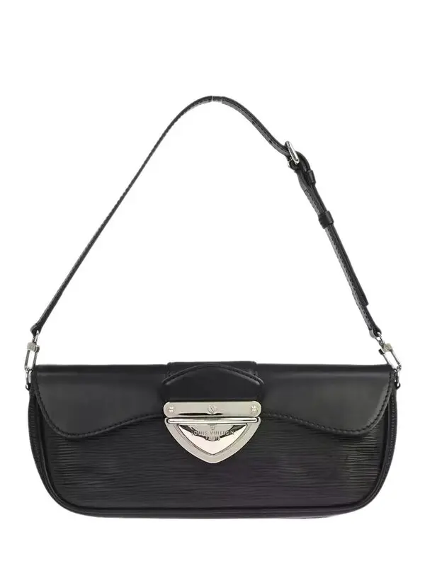 LOUIS VUITTON Pochette Montaigne Clutch Bag - Black