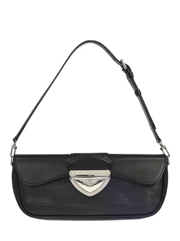 LOUIS VUITTON Pochette Montaigne Clutch Bag - Black