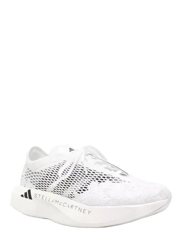 Adidas By Stella McCartney Lace-panelled Chunky Sneakers - White