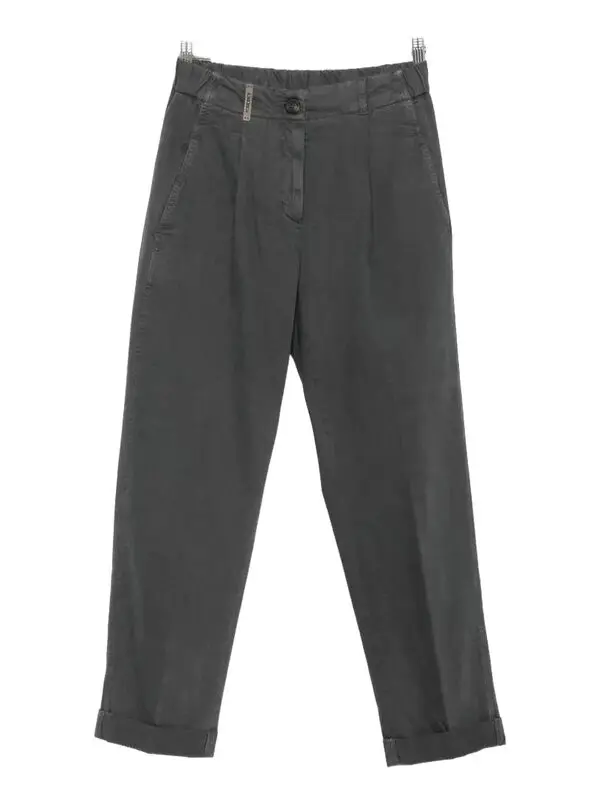 Peserico Belt-loop Trousers - Grey