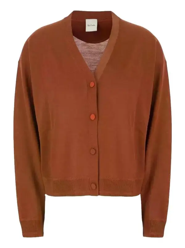 Paul Smith V-neck Button-up Cardigan - Brown