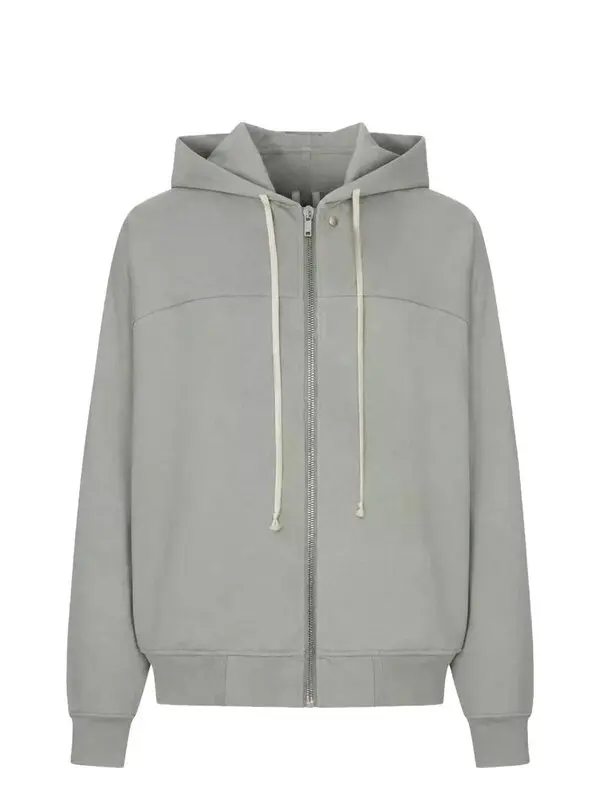 Rick Owens Tower Windbreaker In Heavy Jersey - Grey