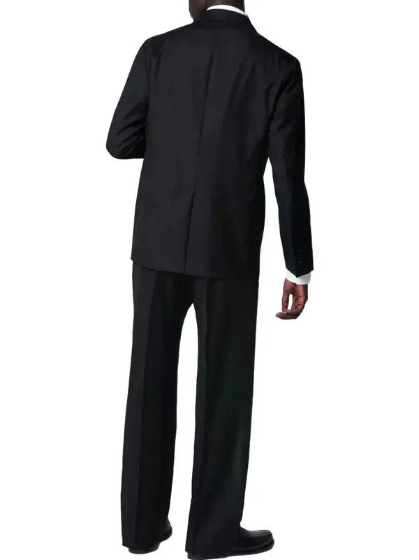 Tagliatore Wool Double-breasted Suit - Black