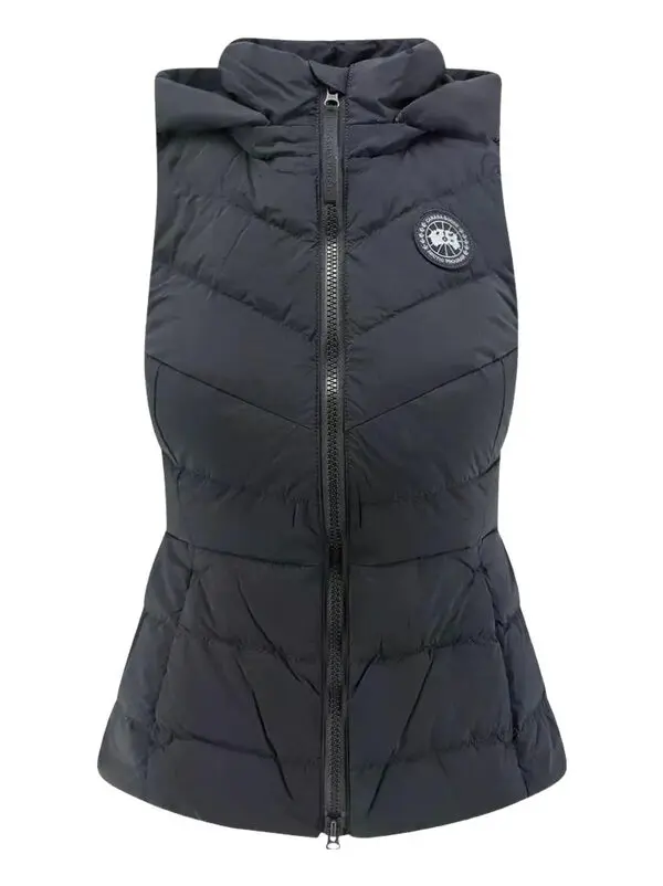Canada Goose Hooded Quilted Gilet - Black