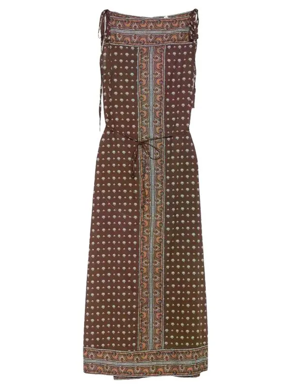 DÔEN Amarante Midi Dress - Brown
