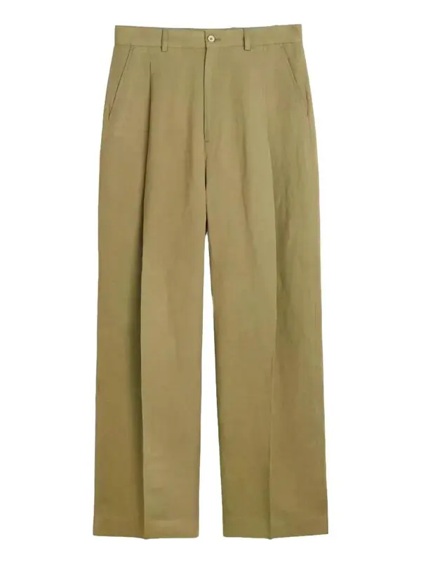 CMMN SWDN Pleat Detail Trousers - Neutrals
