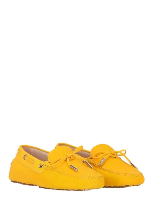 TOD'S Gommino Pebble-sole Loafers - Yellow