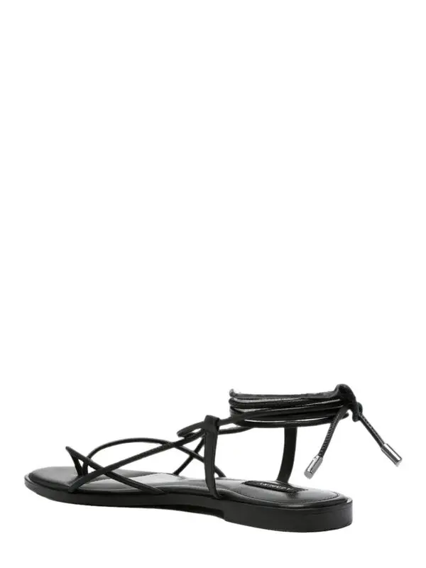 A.emery Odine Lace-up Sandals - Black