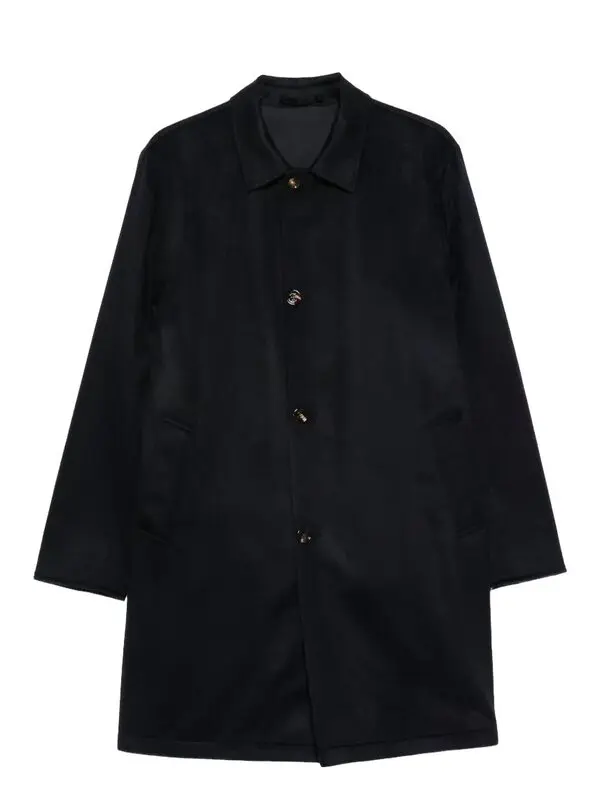 KIRED Reversible Button-fastening Coat - Blue