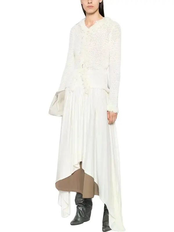 Proenza Schouler Nilo Fringed Blouse - Neutrals