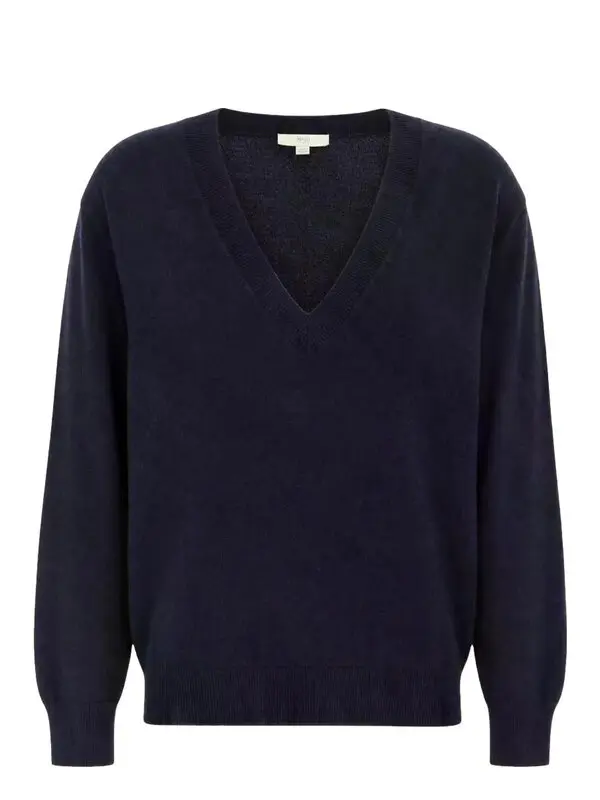 Malo V-neck Cashmere Sweater - Blue