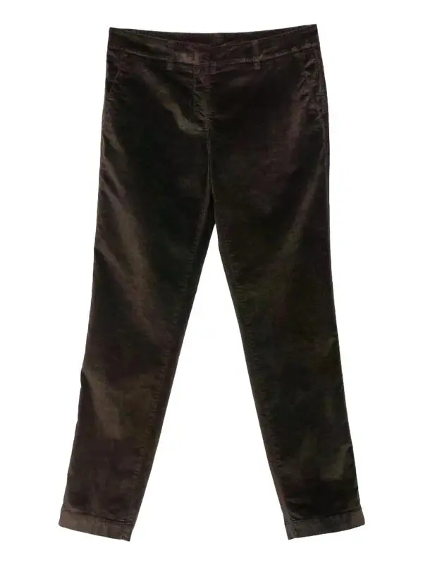 19.61 MILANO Velvet Trousers - Brown