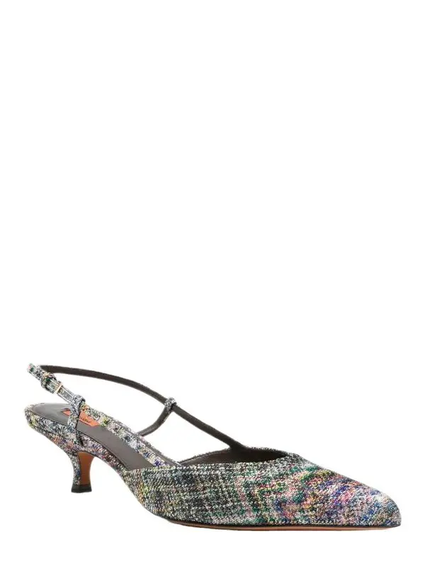 Missoni Fiona Slingback Pumps - Blue