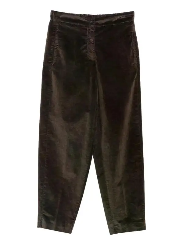 19.61 MILANO Velvet Trousers - Brown