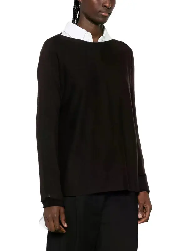19.61 MILANO Long-sleeve Sweater - Brown