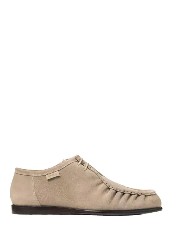 JIMMY CHOO Ember Moccasin Velvet Suede Moccasins - Neutrals