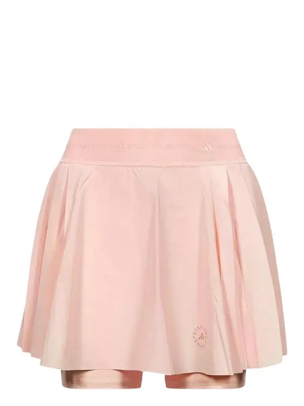 Adidas By Stella McCartney Pleated Skort With Integrated Shorts - Pink